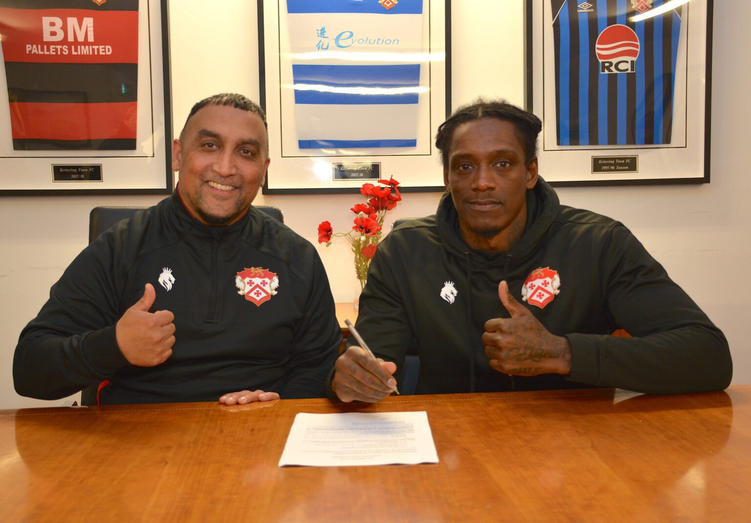 Nile Ranger Signs Contract Extension For The Poppies | Kettering Town FC