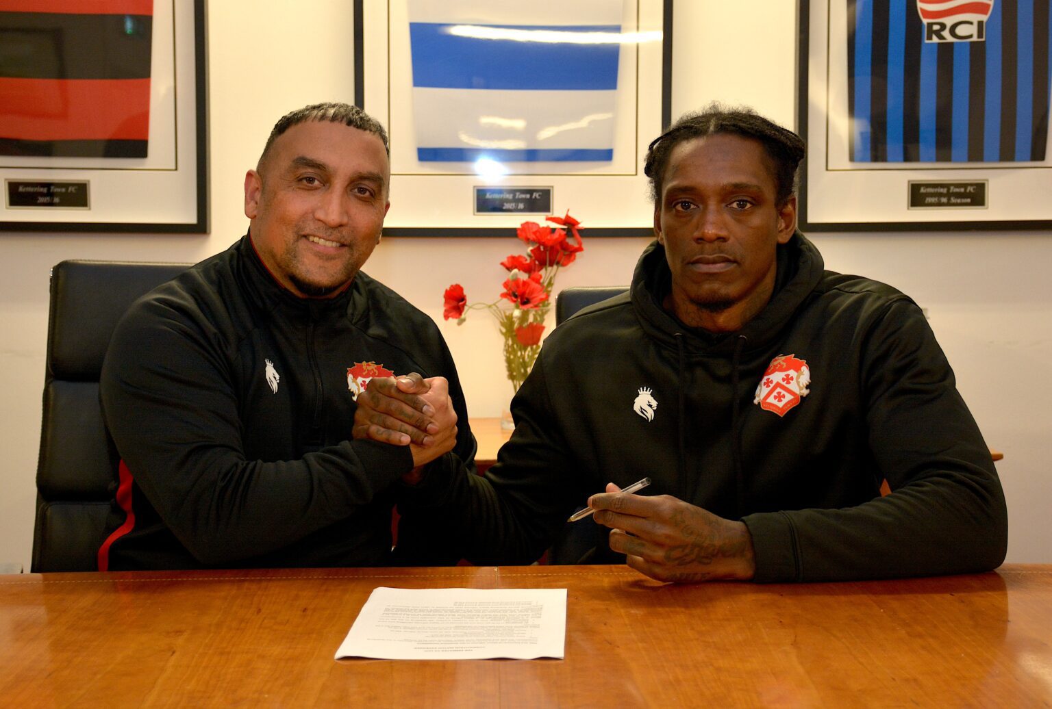 Nile Ranger Signs Contract Extension For The Poppies | Kettering Town FC