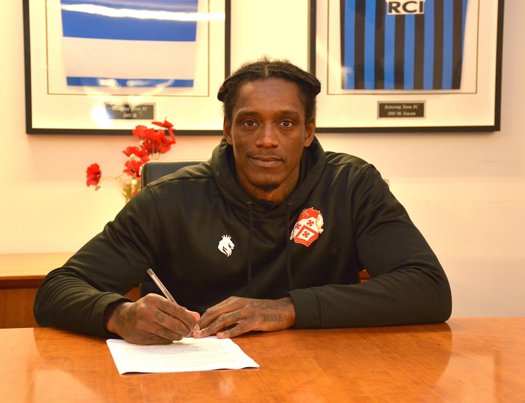 Nile Ranger Signs Contract Extension For The Poppies | Kettering Town FC
