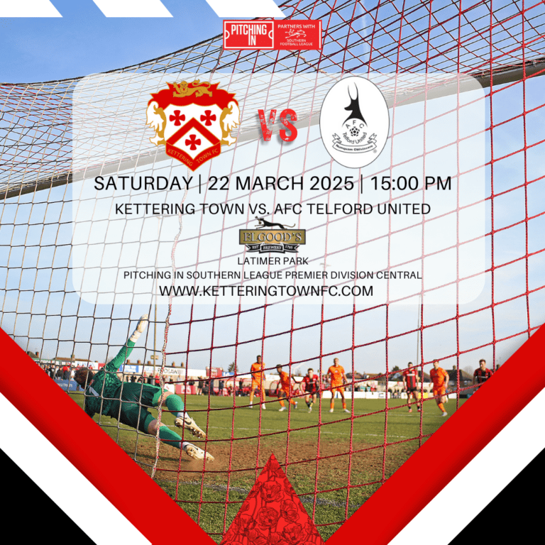Next Match | Kettering Town FC