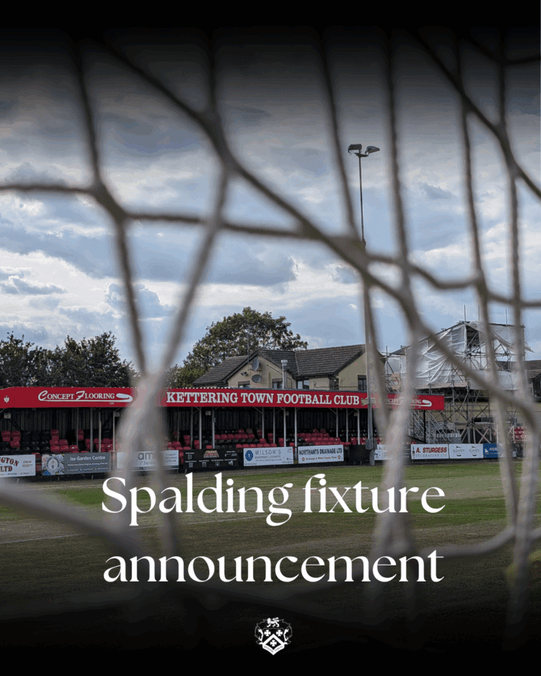 Spalding Fixture Change | Kettering Town FC