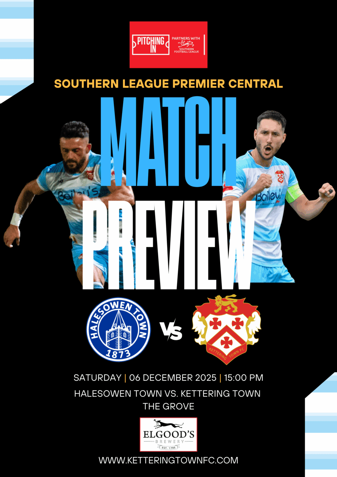 Up Next: Match Preview Halesowen Town | Kettering Town FC